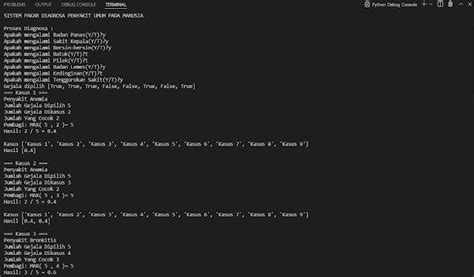 Sistem Pakar Diagnosa Penyakit Umum Pada Manusia Dengan Algoritma Case Based Reasoning Cbr