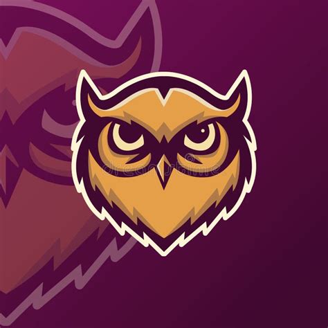 Owl Mascot Esport Gaming Logo Stock Vector Illustration Of Esport