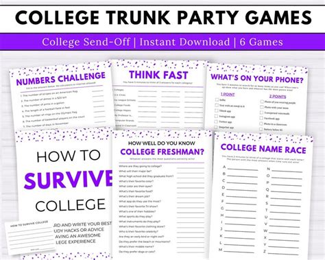 College Going Away Party Games College Farewell Party Games College
