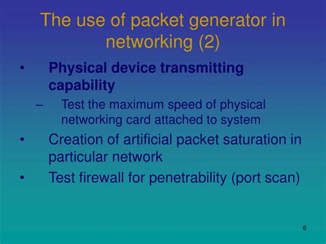 PPT Network Packet Generator PowerPoint Presentation Free Download ID