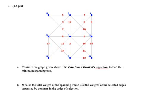 3 16pts A Consider The Graph Given Above Use