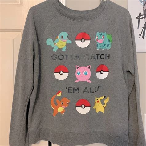 Pokemon Sweaters Pokmon Gotta Catch Em All Crewneck Sweatshirt