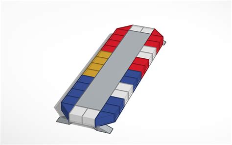 3d Design 1p Linear Lightbar Tinkercad