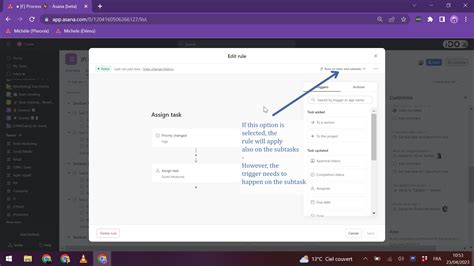 Rule For Assigning Responsible Into Existing Subtasks Not Creating The