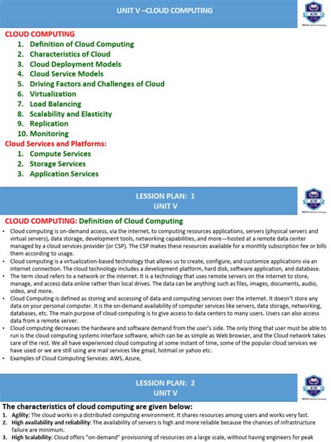 Unit V Dc Cs3551 Pdf