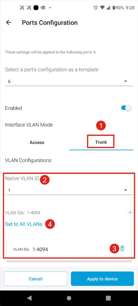 Switch Port Configuration Using Cisco Business Mobile App Cisco