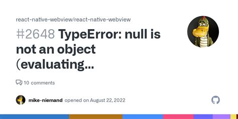 Typeerror Null Is Not An Object Evaluating Reactnative