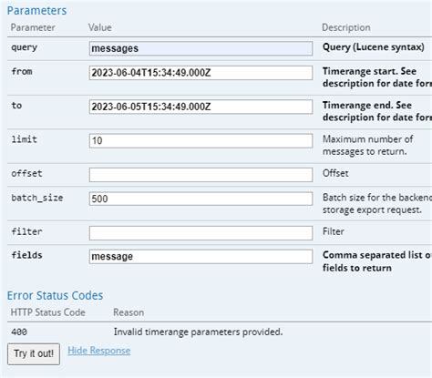 Rest Api Get Data Error Graylog Central Peer Support Graylog