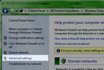 Windows Firewall Configuration Novanta IMS