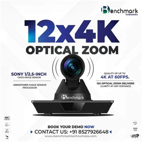 benchmark technomate 4k ptz camera
