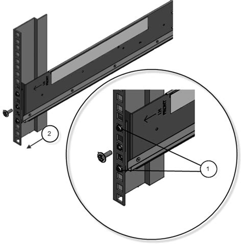 Install Rails In Square Or Round Hole Racks