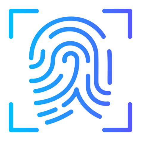 Fingerprint Generic Gradient Icon