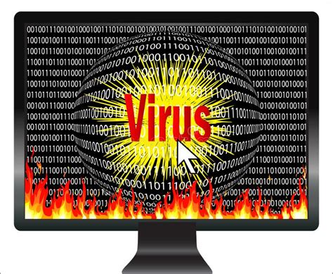 Beware Of Computer Viruses Stock Illustration Illustration Of Data 25261011