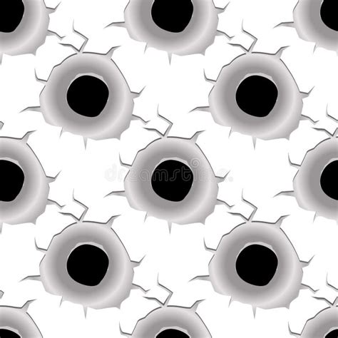 Seamless Bullet Border Sketch Stock Vector Illustration Of Drawing Kill 24464142