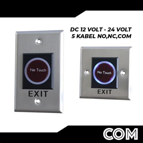 Jual Exit Button No Touch Stainless Access Control Push Infrared Touchless Shopee Indonesia