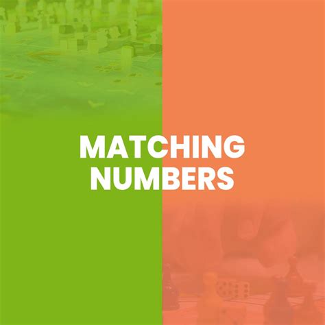 Matching Numbers