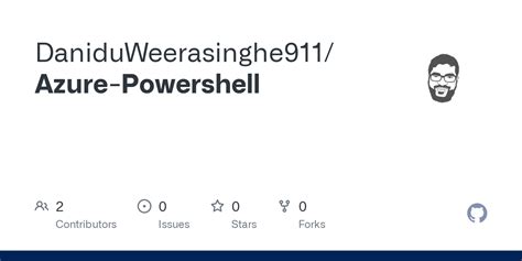 GitHub DaniduWeerasinghe Azure Powershell