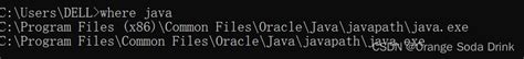 运行java命令时报错error Opening Registry Key ‘softwarejavasoftjava Runtime Environment‘javaorange