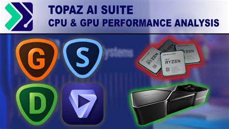 Topaz Ai Cpu And Gpu Performance Analysis Puget Systems