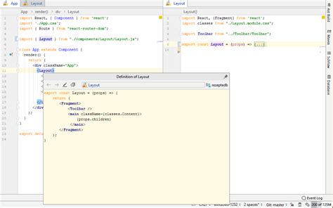 Javascript Default Export Quick Definition Shows Only The Import Ides Support Intellij