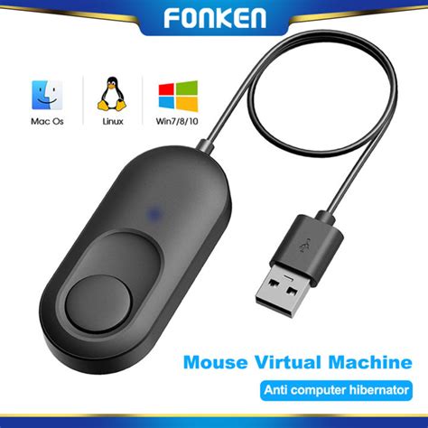 FONKEN Mouse Jiggler Mover With ON Off Switch USB Port Driver Free