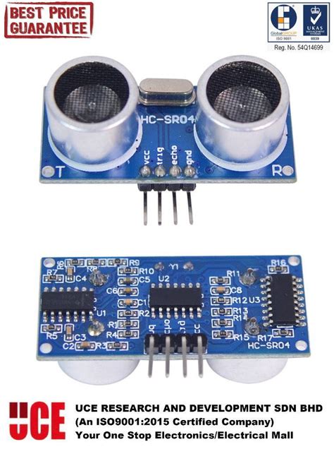 Arduino Raspberry Pi Hc Sr04 Ultrasonic Sensor Distance Ranging Module