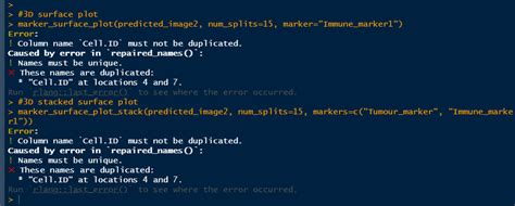 Encountering Errors For Analysis Related To Marker Intensity · Issue 15 · Trigosteamspiat