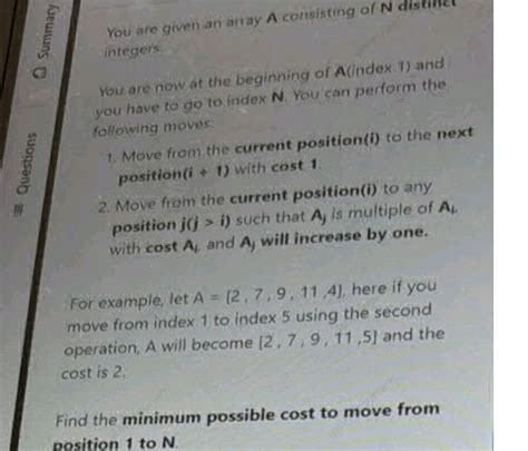 You Are Given An Array A Consisting Of N Studyx