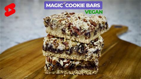 Healthy Vegan Cookie Bars In 60 Seconds Shorts Short Simple