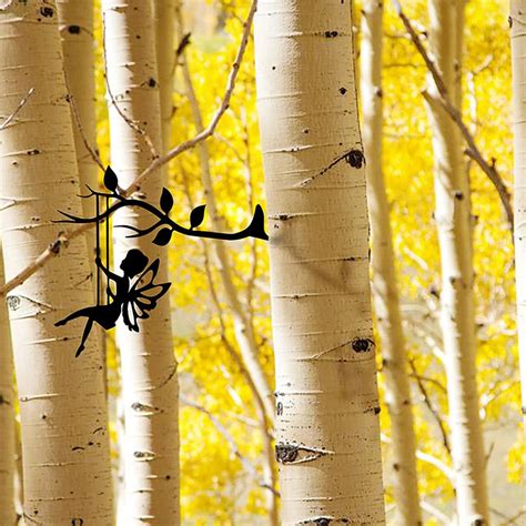 Metalen Fairy Silhouet Opknoping Tak Ornament Tree Vicedeal