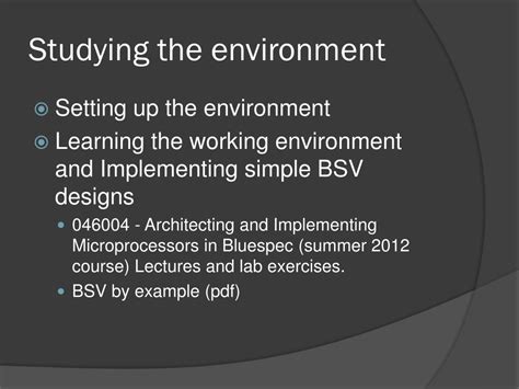 Ppt Implementing And Analyzing Risc Processor Using Bluespec