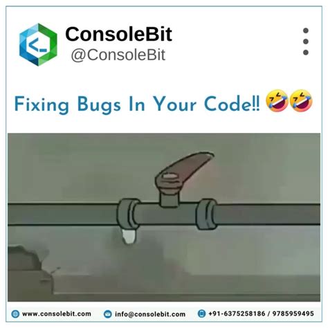 Consolebit Technologies Pvt Ltd On Linkedin Programmingmeme Programmingjokes Technology