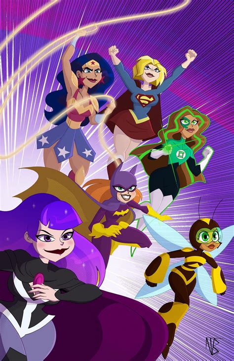 The Dc Superhero Girls As The Guardians Of Earth By Migmonster1979 On Deviantart