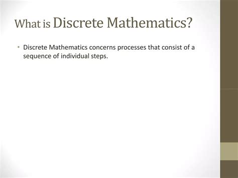 Intro To Discrete Mathematics Pdf