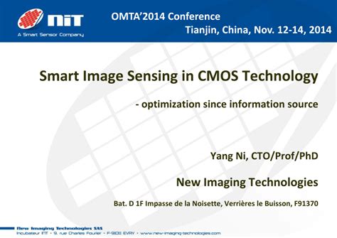 PDF Smart Image Sensing In CMOS Technology