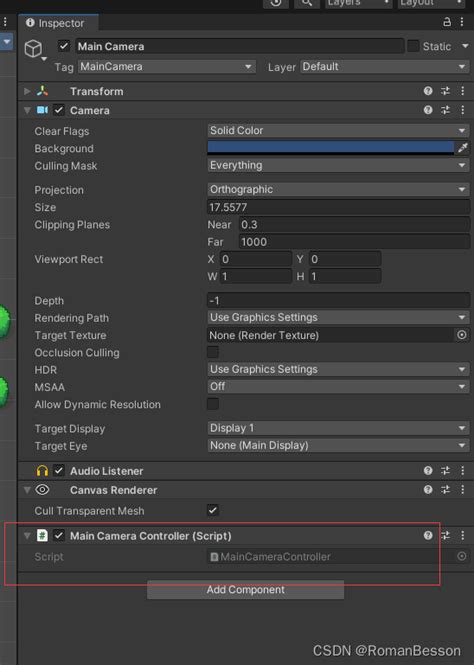 Unity 相机跟随与屏幕自适应的实现unity 相机自适应 Csdn博客