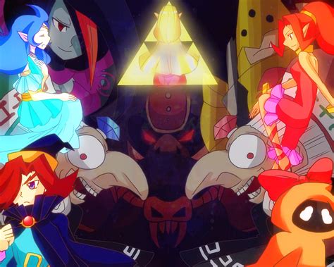 Genkinigai Din Ganon Nayru Onox Ralph Zelda Rosa Zelda Twinrova Veran Nintendo The