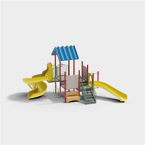 Playground Fun Zone 3d Model
