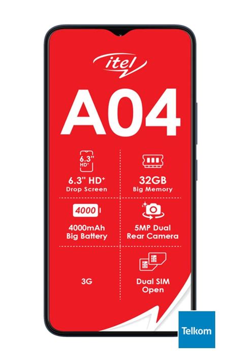 Itel A04 Cyan