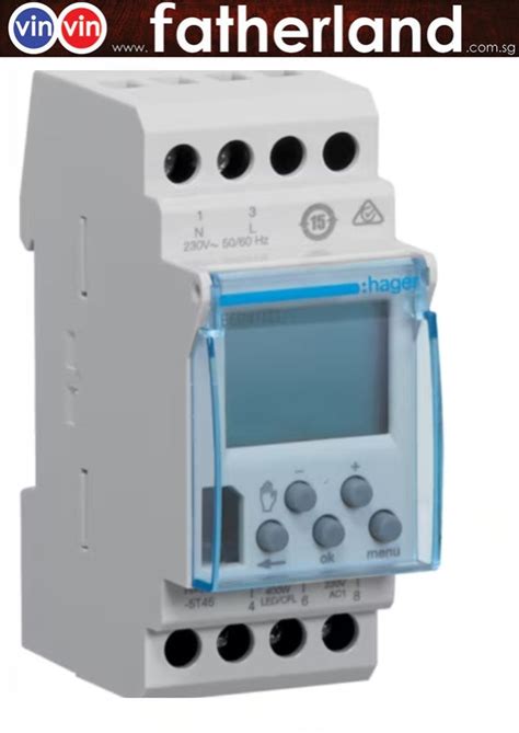 Hager Egn103 Digital Timer Switch Sg