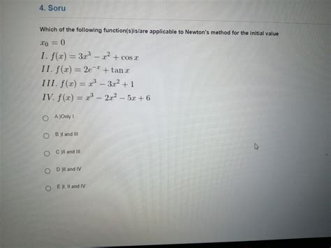 Solved Which Of The Following Function S Is Are Applicable Chegg