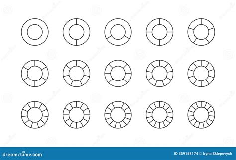 Outline Circle Chart Round Structure Template With Elements Circular Outline Circle Chart Round Structure Template With Elements Circular
