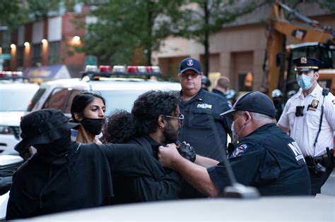 Woman Says Nypd Was Attacking People Before She Spit In Cops Face