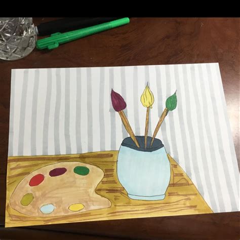 Намалювати малюнок на тему Натюрморт з атрибутами мистецтва Кто может нарисуйте и скиньте