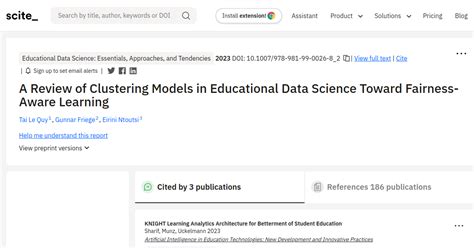 A Review Of Clustering Models In Educational Data Science Toward