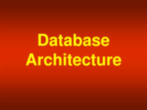 Solution Database Architecture Three Level Architecture Conceptual