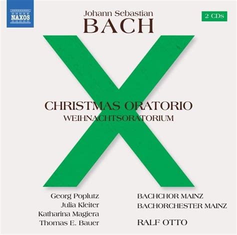 Bach Christmas Oratorio Mainz Bach Choir And Orchestra Ralf Otto Wfmt