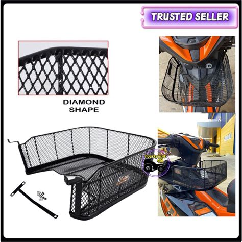 Rsx Rs150 Y15 Y15zr Lc135 V1 V2 Bakul Basket Raga Jaring Halus Penuh Basket Diamond Shape Bakul