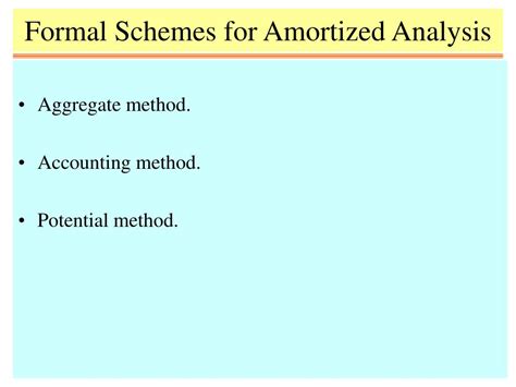 Ppt Amortized Analysis Powerpoint Presentation Free Download Id2965000
