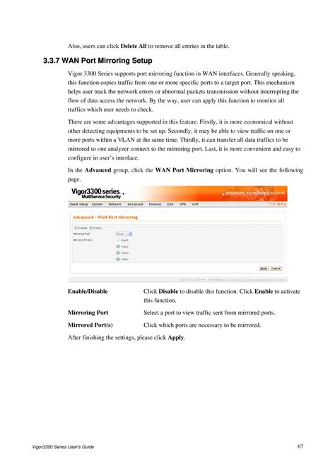 Interface Should Be Any Wan Port On V3300 Series Epson Specification